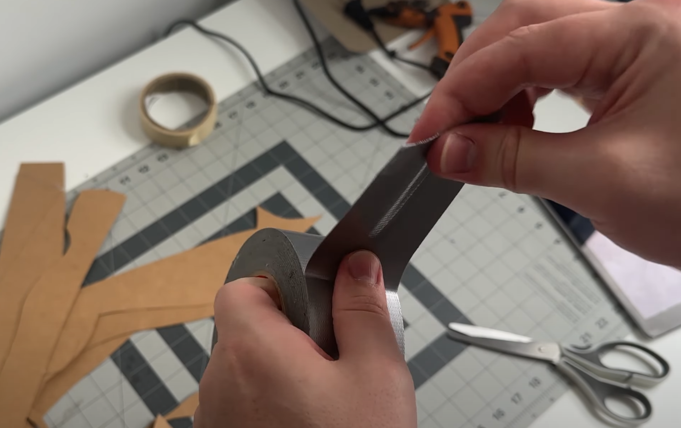 A Stylish Cardboard Lion Mask With Smooth Lines. Easy-to-follow ...