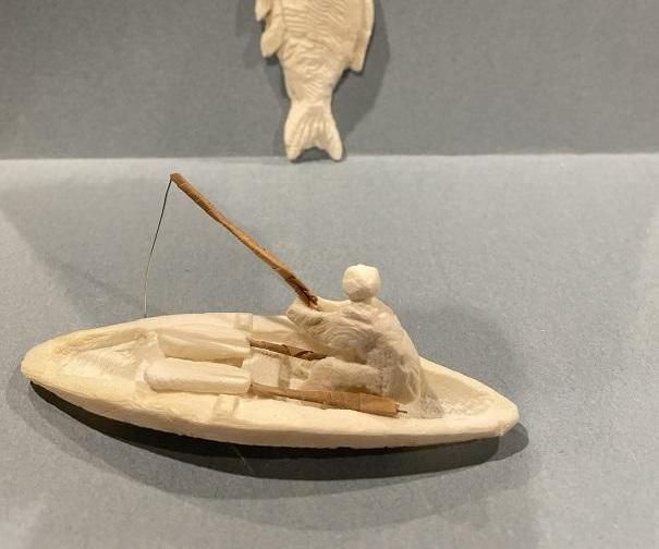 Fisherman Sculpture Out of Cuttlefish Bone/Cuttlebone : 4 Steps (with ...
