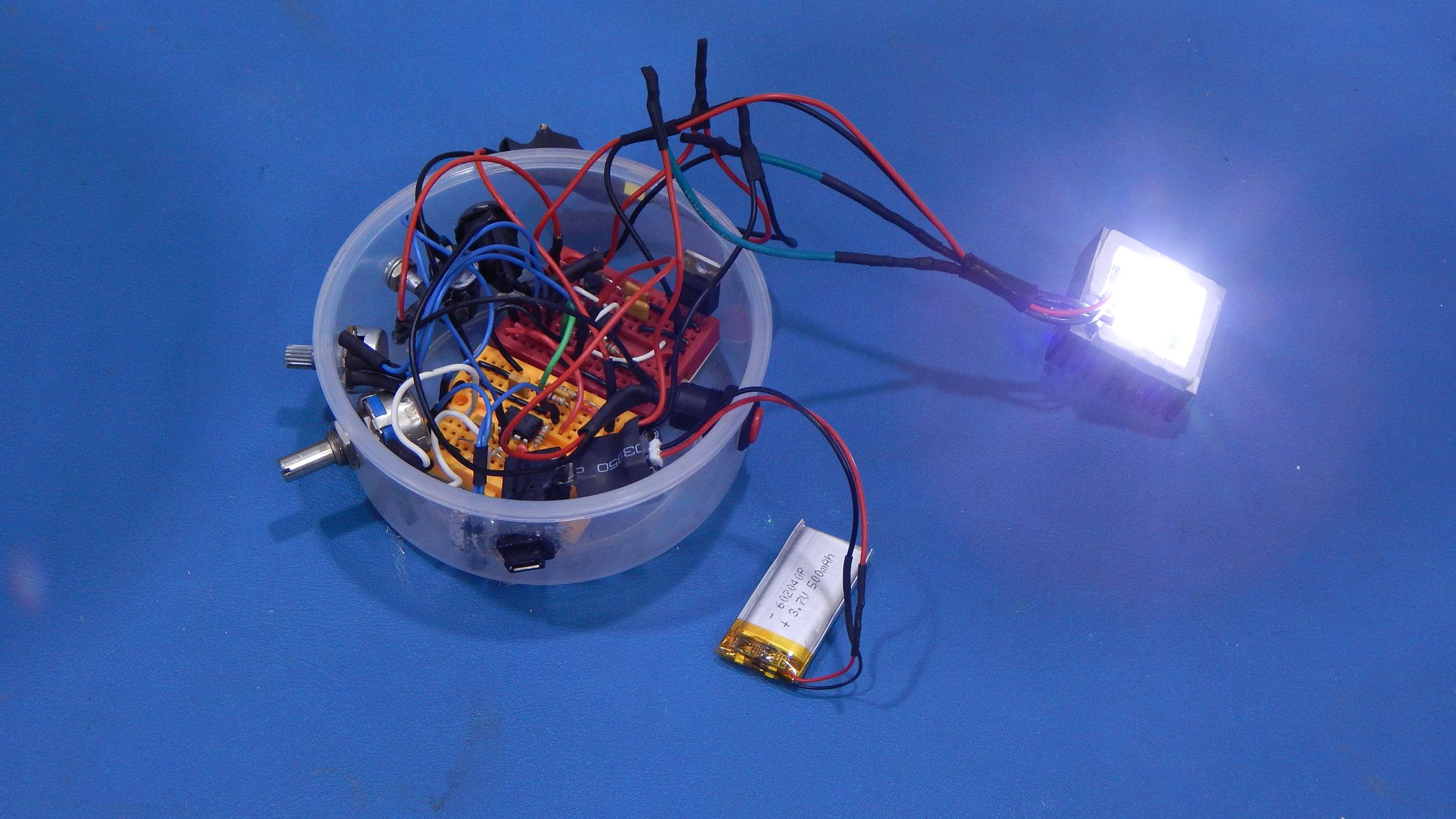 Shake Activated Water Bottle Night Light : 20 Steps (with Pictures ...