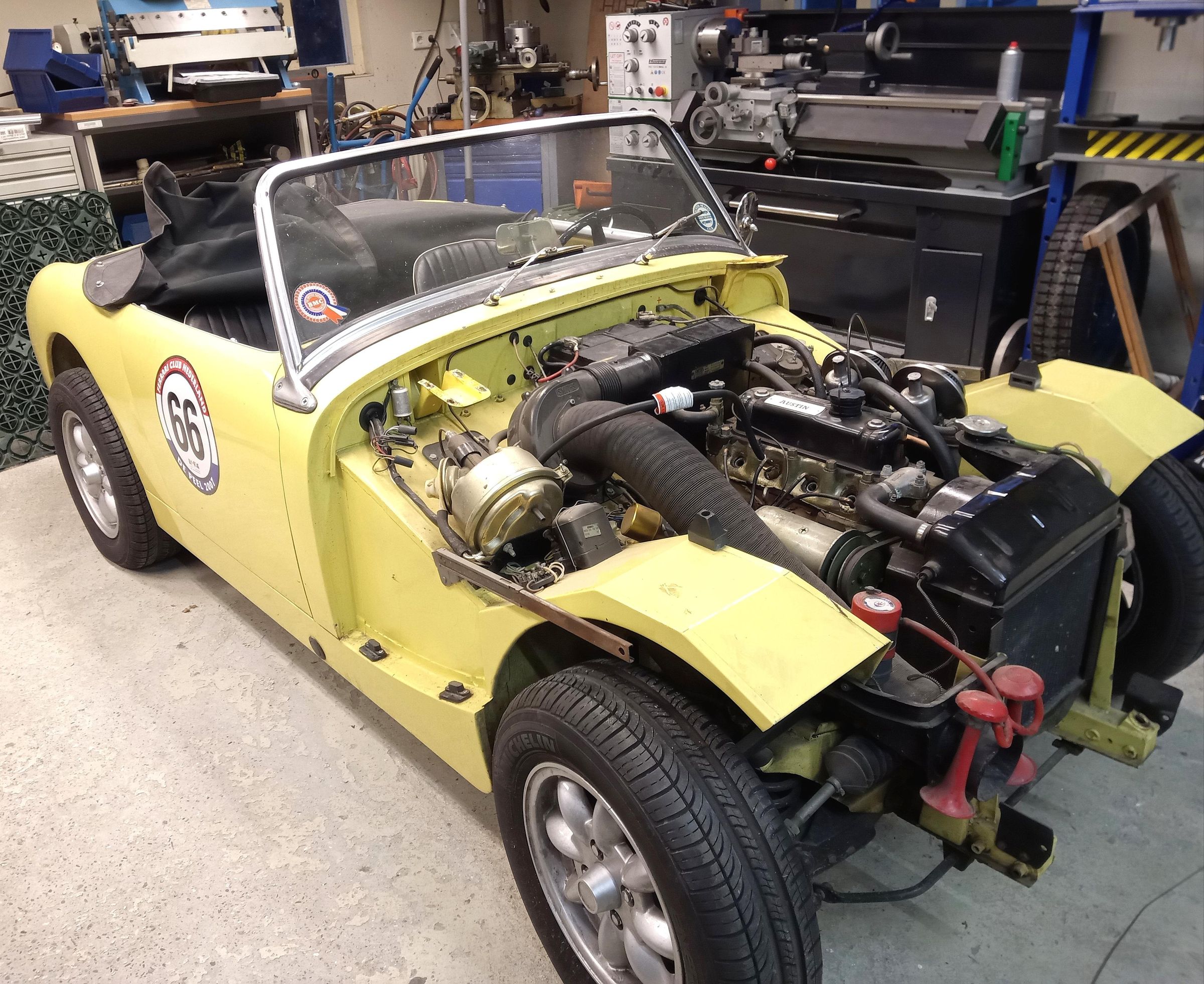 How a Respray Turned Into a Full Restoration of a 1959 Austin Healey ...