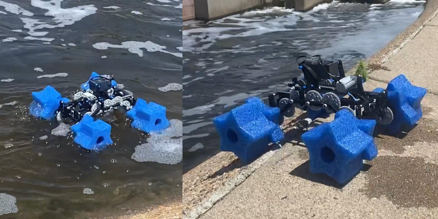 Amphibious Robots Using Pool Noodle Wheels : 4 Steps (with Pictures ...