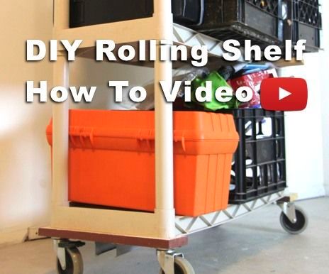 DIY Rolling Shelves - Instructables