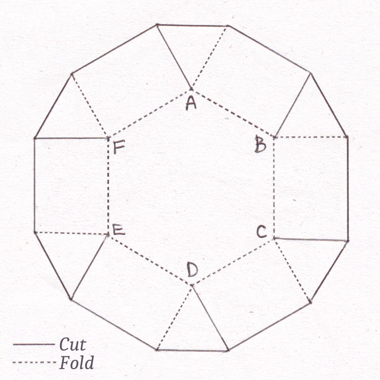 Octagon Box Template