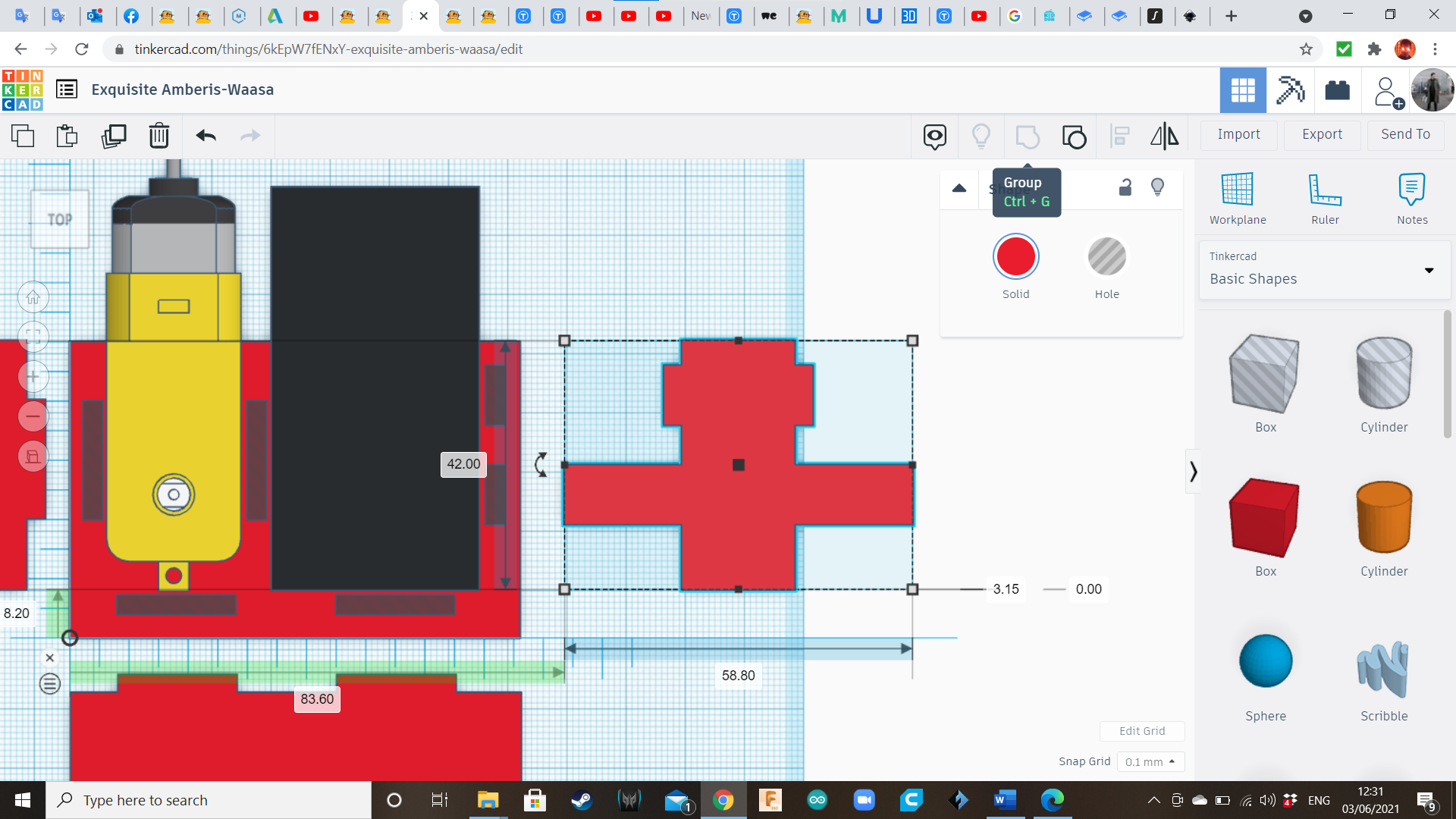 Tinkercad Robotics for School: Laser-cut Walking Machine! : 27 Steps ...