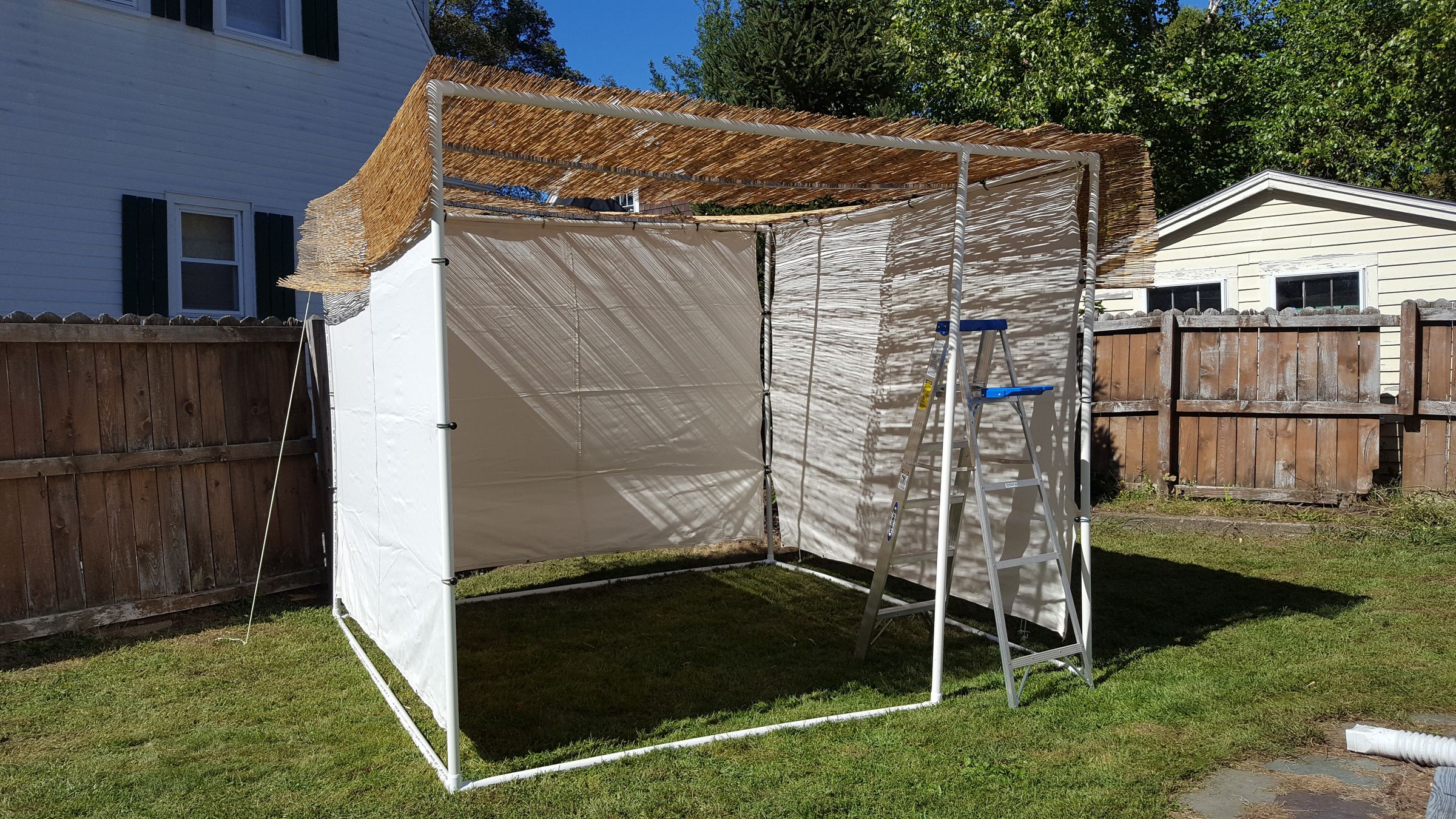 PVC Sukkah / Symbolic Wilderness Shelter : 5 Steps (with Pictures ...