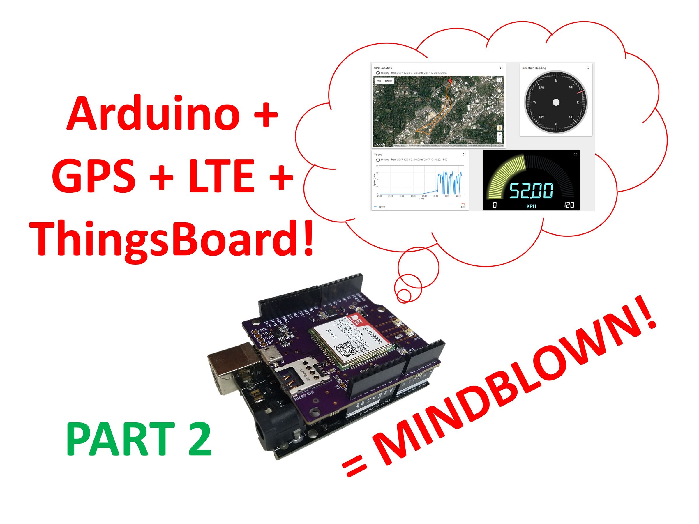 LTE Arduino GPS Tracker + IoT Dashboard (Part 2) : 6 Steps (with ...