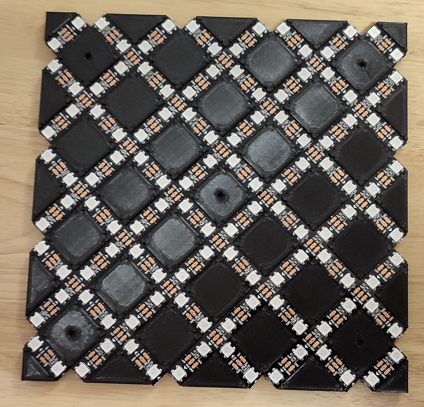 Tetrakis Square Tiling With WS2812 LEDs : 5 Steps (with Pictures ...
