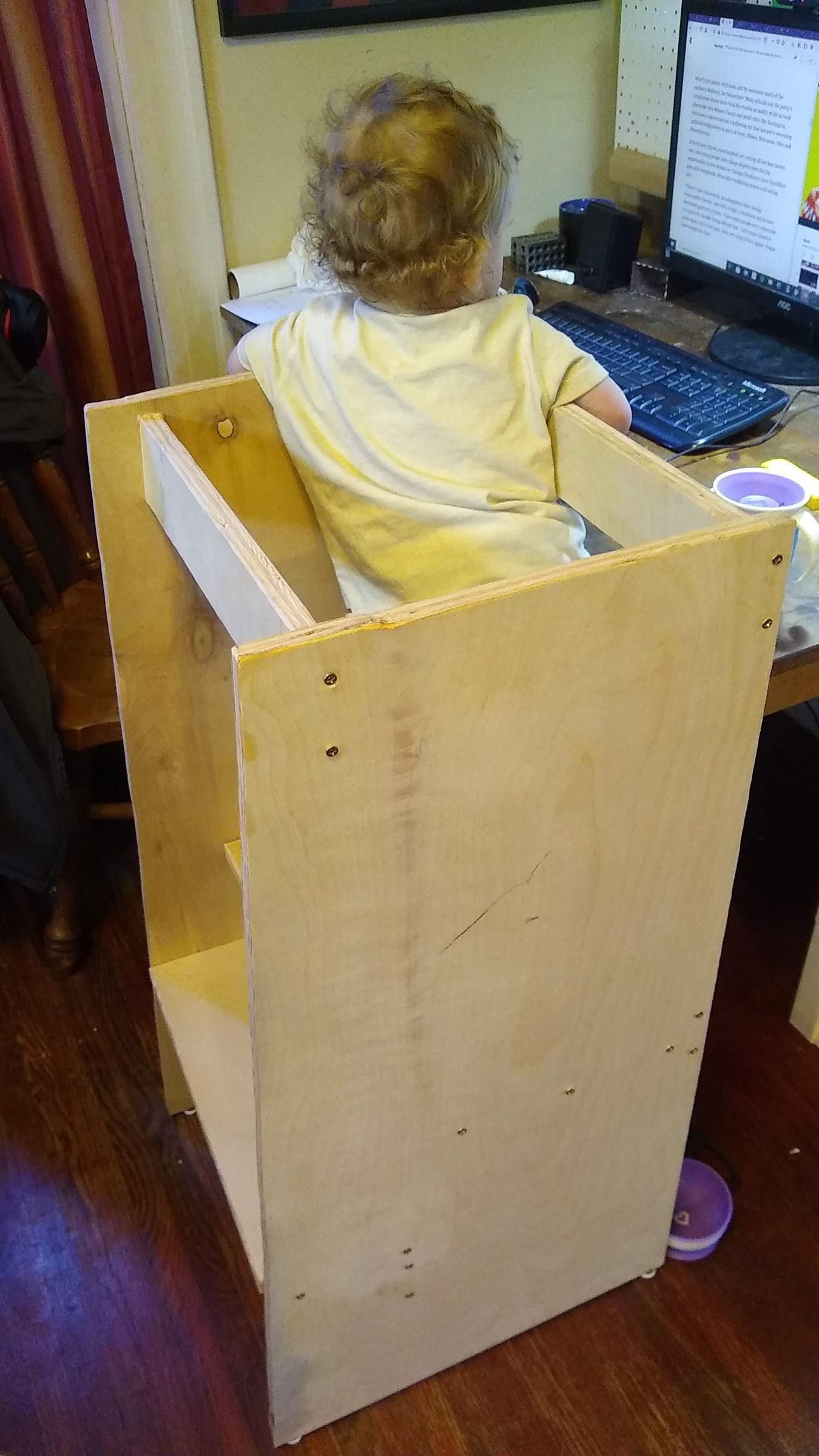 Easy One-Day-Build Toddler Learning Tower : 4 Steps (with Pictures ...