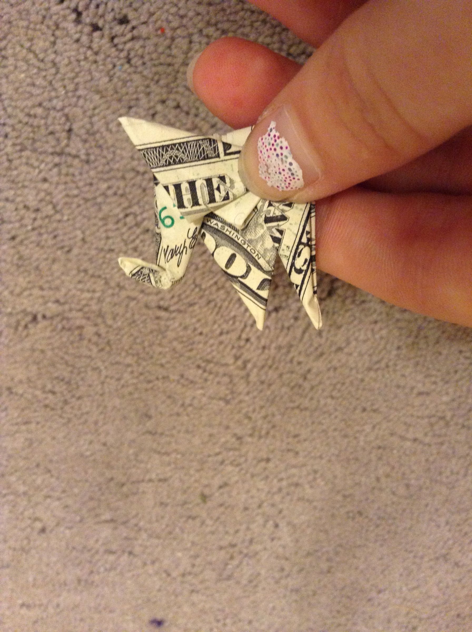 Origami Using Money : 14 Steps - Instructables