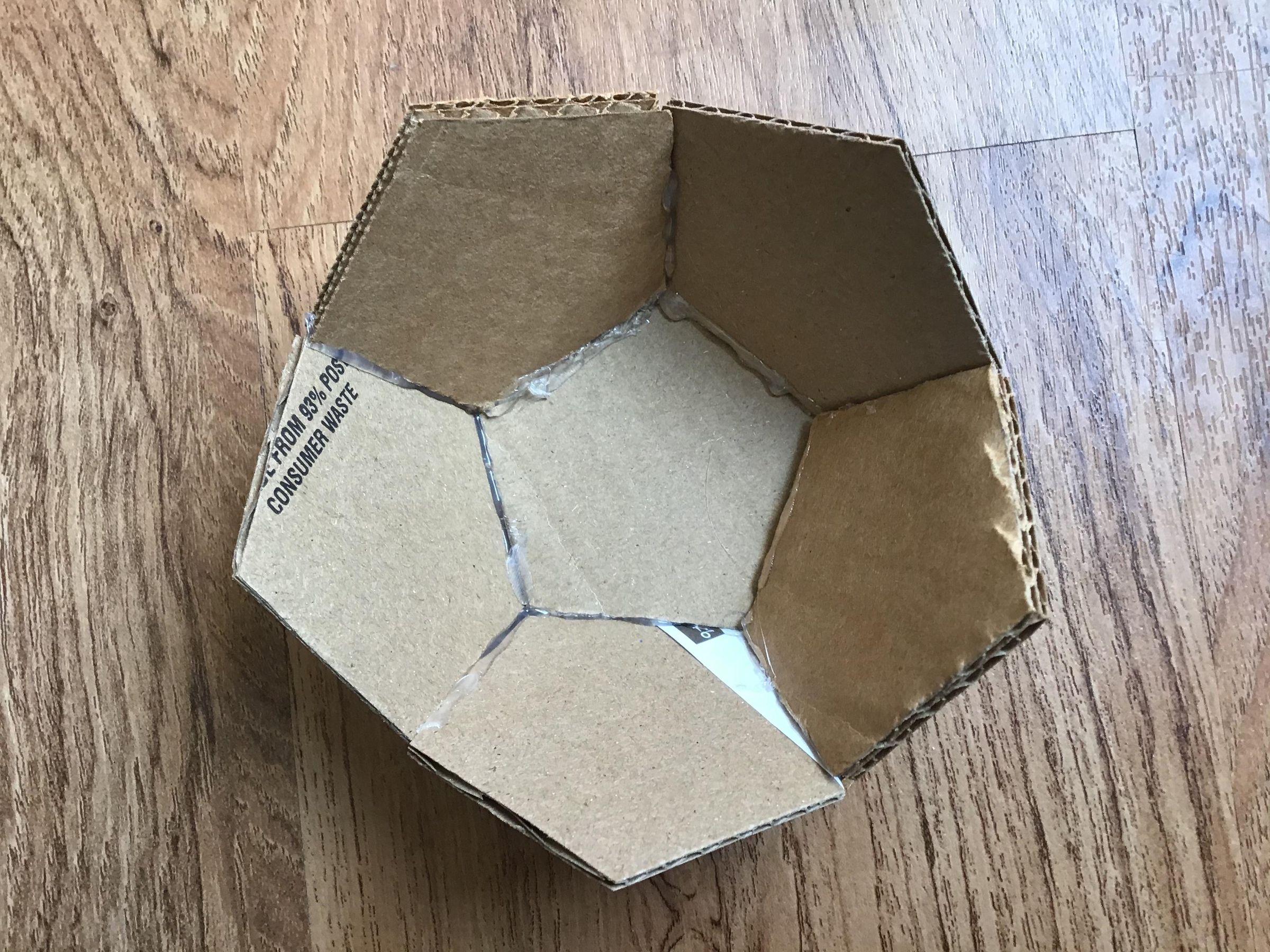 Cardboard Dodecahedron : 3 Steps - Instructables