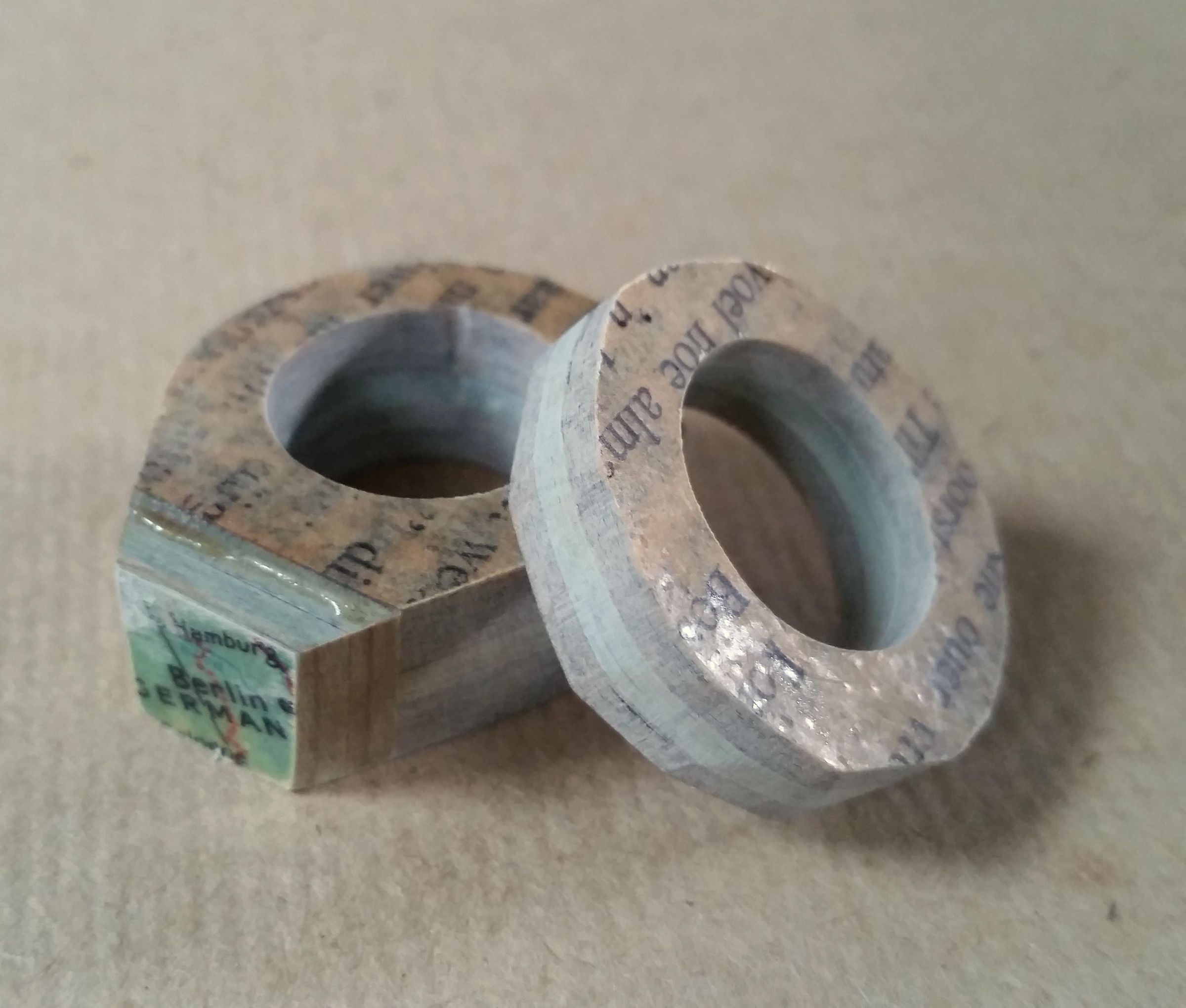 Layered Paper Composite Rings : 13 Steps (with Pictures) - Instructables