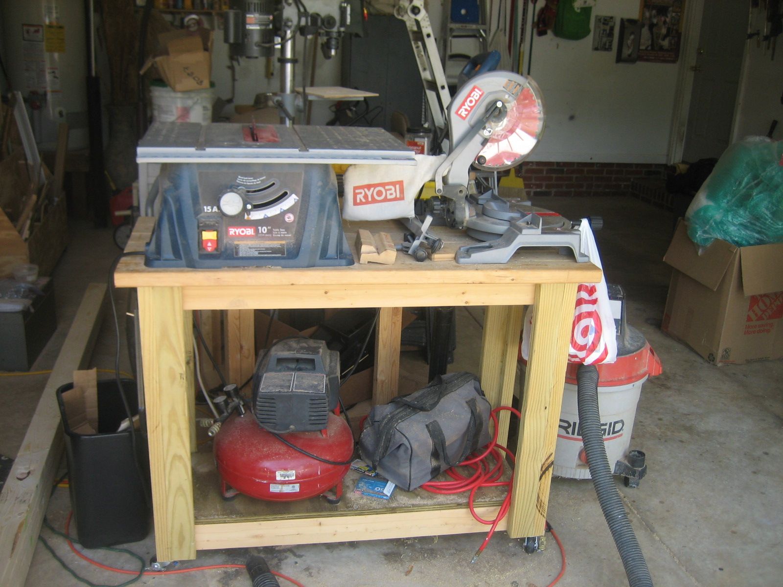 MY SMALL TABLE SAW CART : 7 Steps (with Pictures) - Instructables