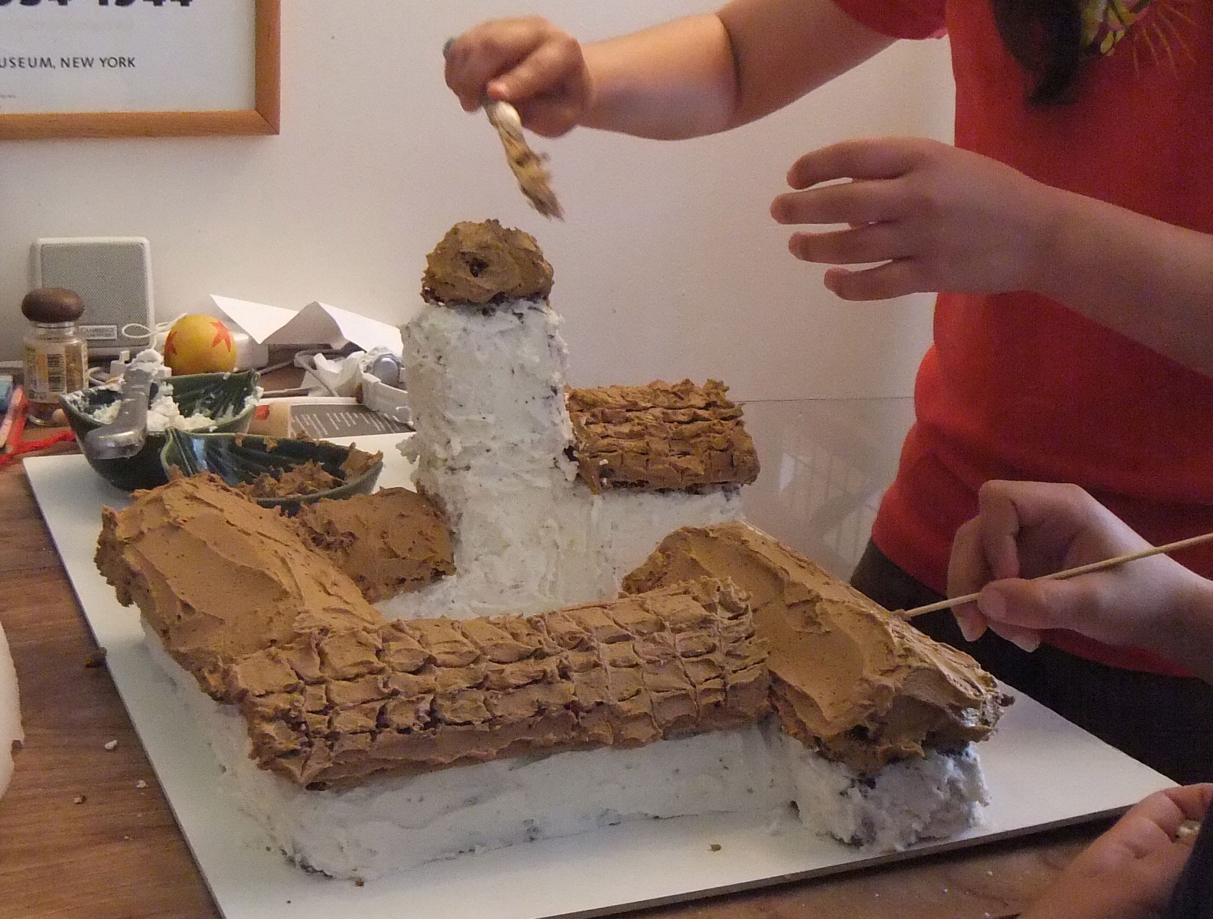 Cake Construction - Mission Santa Cruz, Mt. McKinley & Stone Quarry : 4 ...