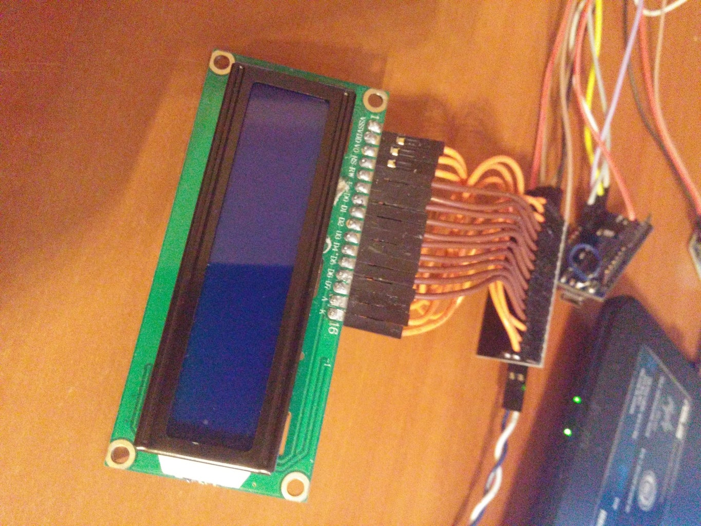 Arduino Nano With Dht11 Rtc Ds1307 And Lcd 16x2 4 Steps Instructables