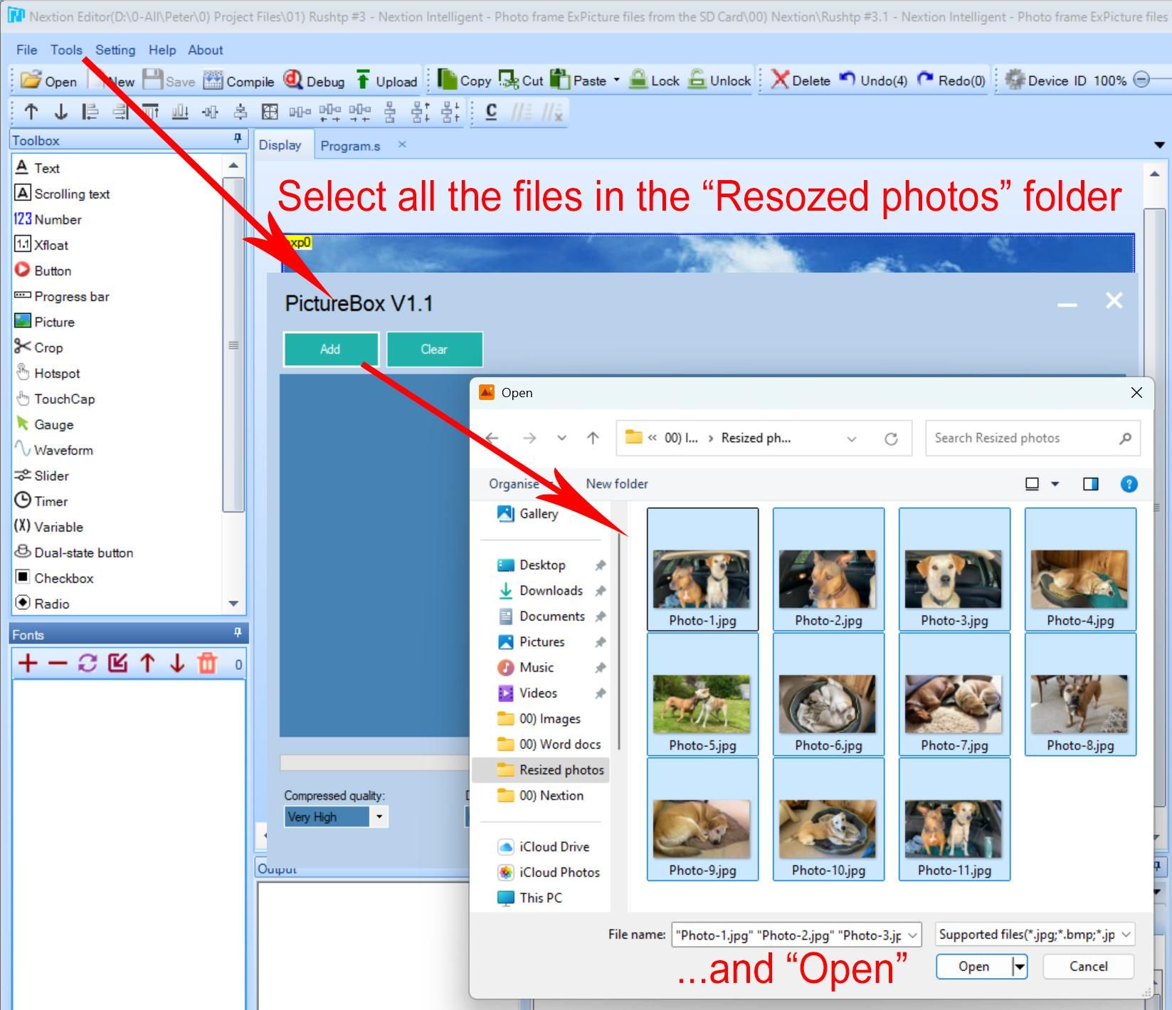 Rushtp #3 - Nextion Intelligent - Photo Frame ExPicture Files From the ...