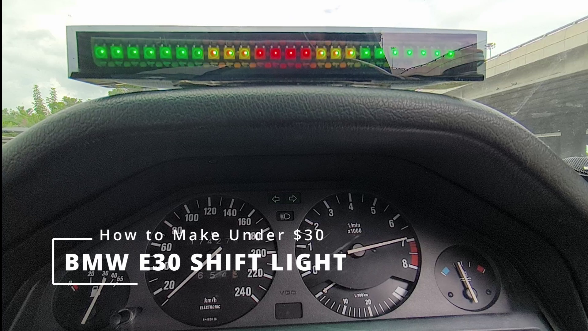 BMW E30's Shift Light : 8 Steps (with Pictures) - Instructables