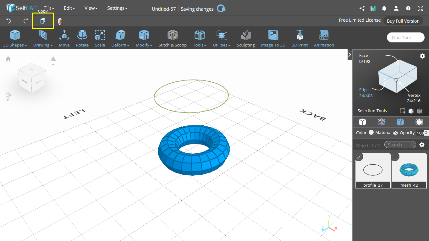 Working With Profiles | SelfCAD : 28 Steps - Instructables