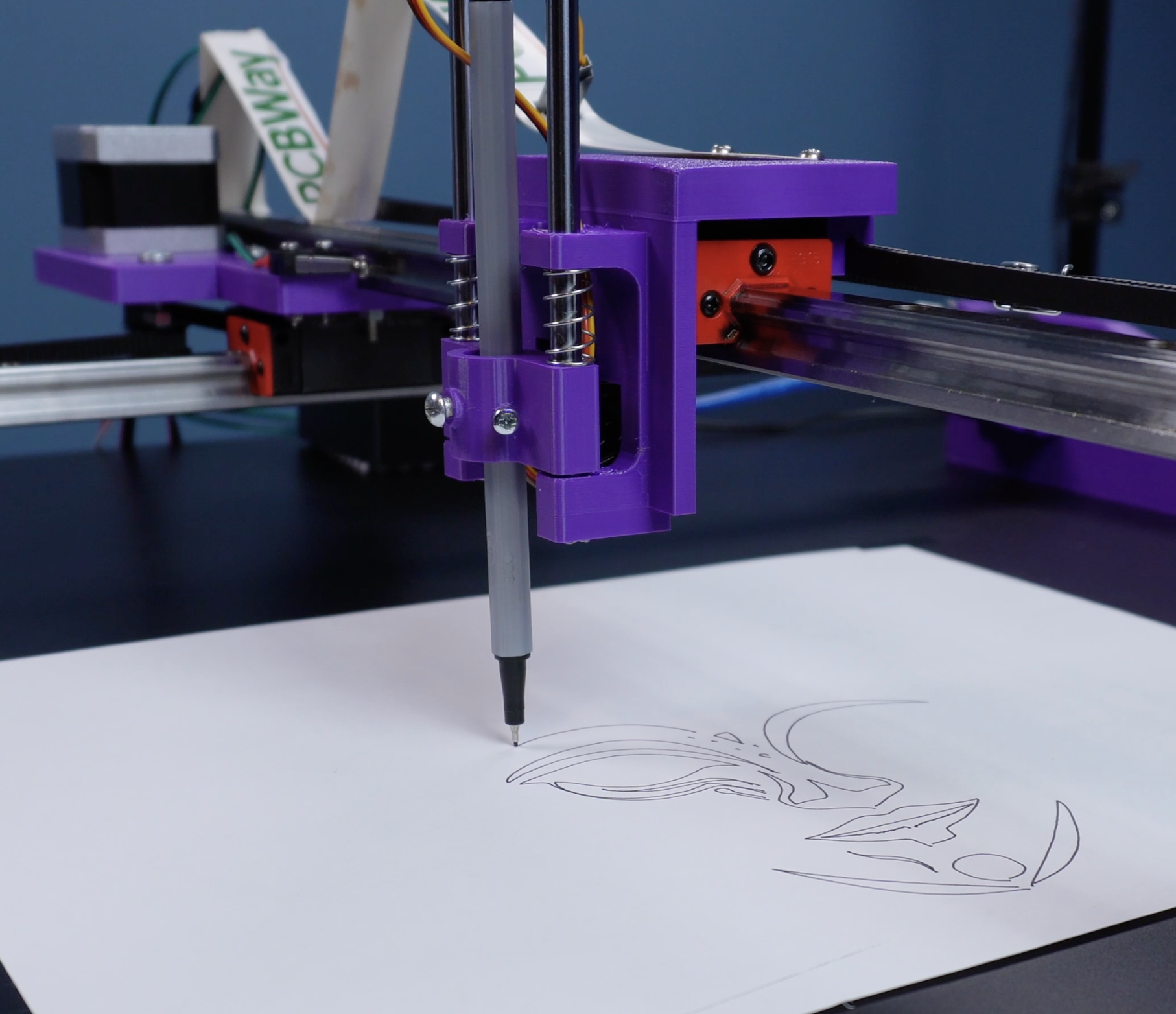 Build a Simple 3D Printed CNC Plotter Machine : 8 Steps (with Pictures ...