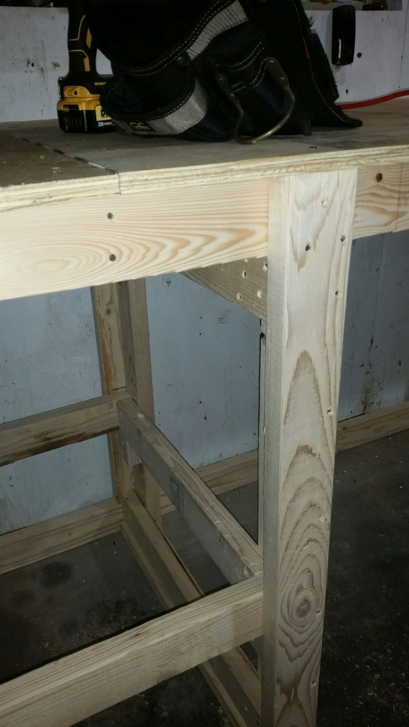 2x4 Work Bench With Nested Rolling Assembly Table : 10 Steps (with ...