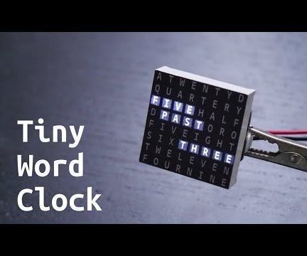 Tiny Word Clock - Instructables