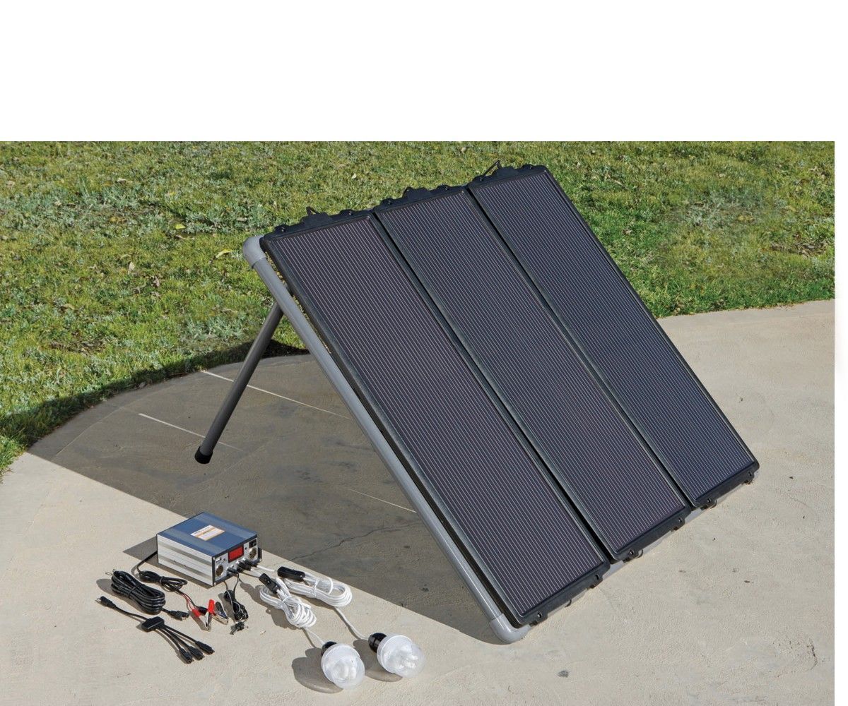 Assembling My Harbor Freight 45 Watt Solar Panel Kit - No Tools Needed ...