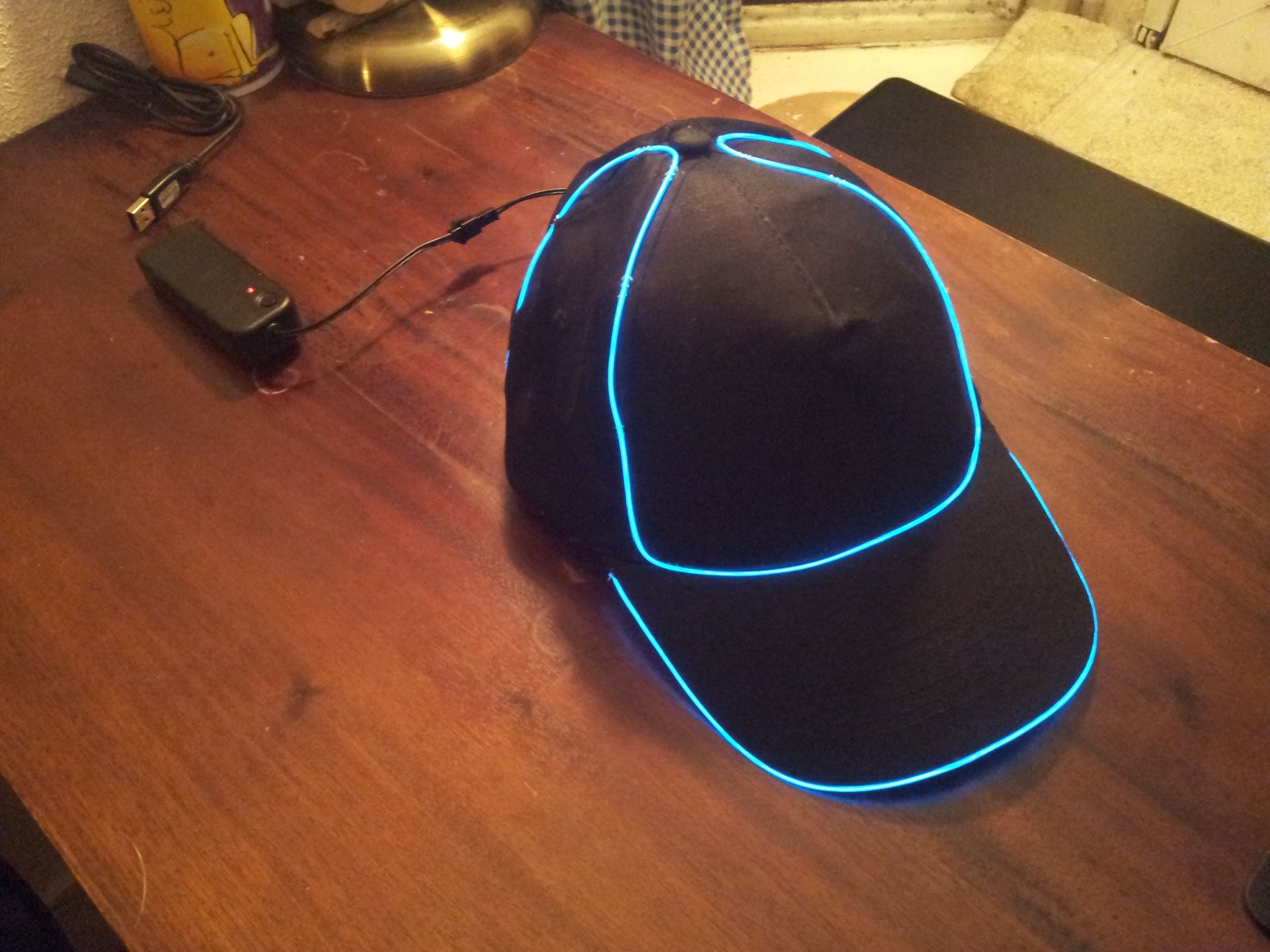 Make an EL Wire Cap : 5 Steps - Instructables