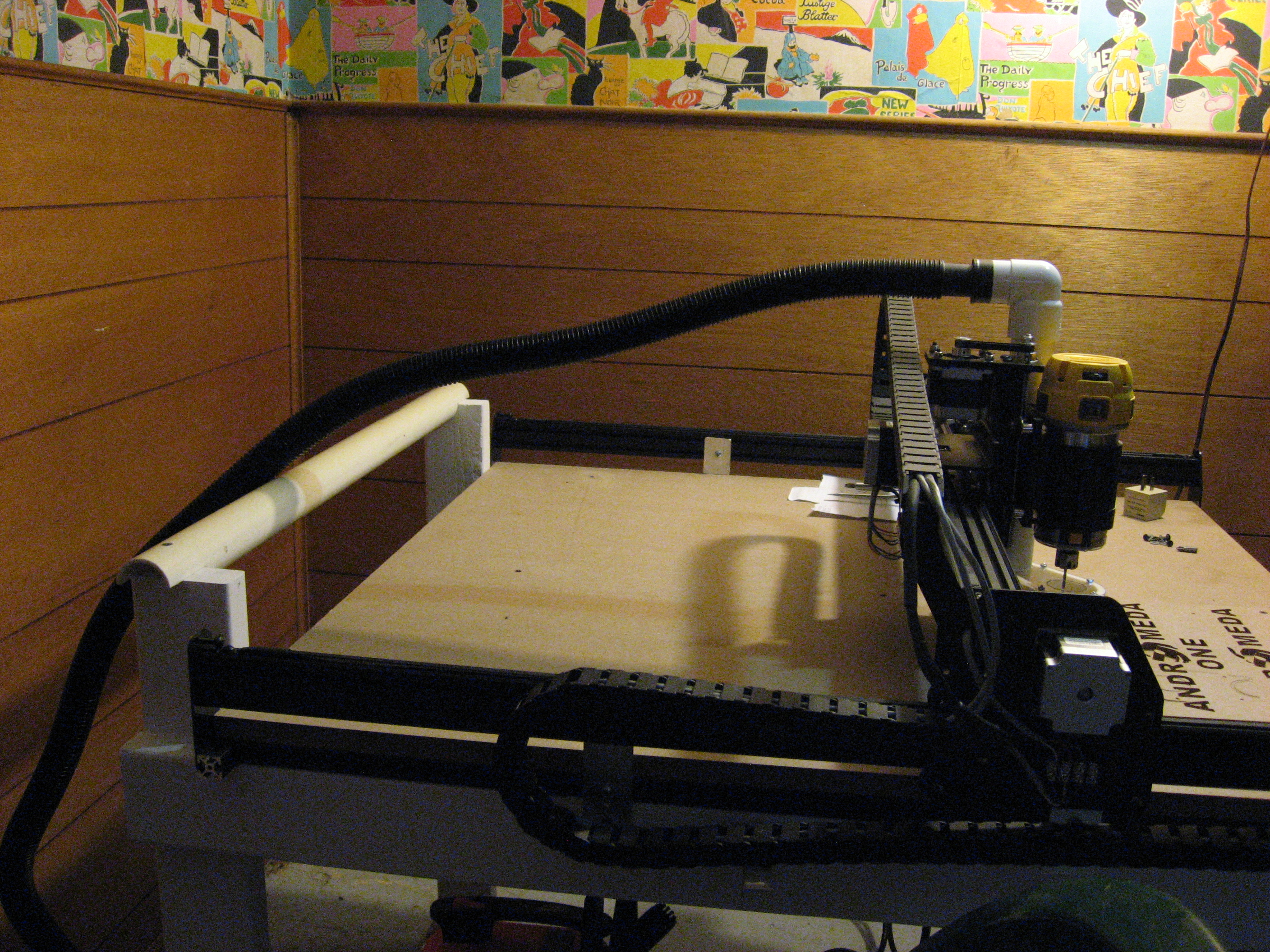 X-Carve CNC Router Dust Collector/Shoe : 6 Steps (with Pictures ...