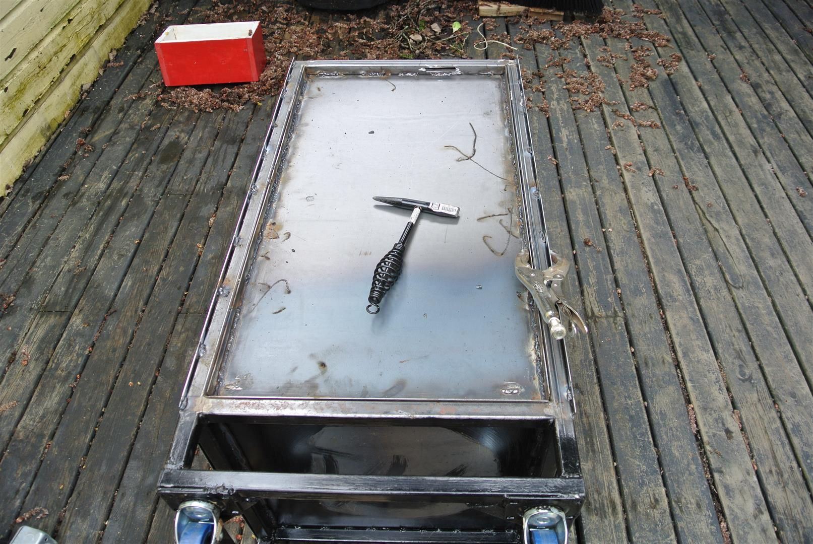 Making a Vertical Smoker and Grill : 15 Steps (with Pictures ...