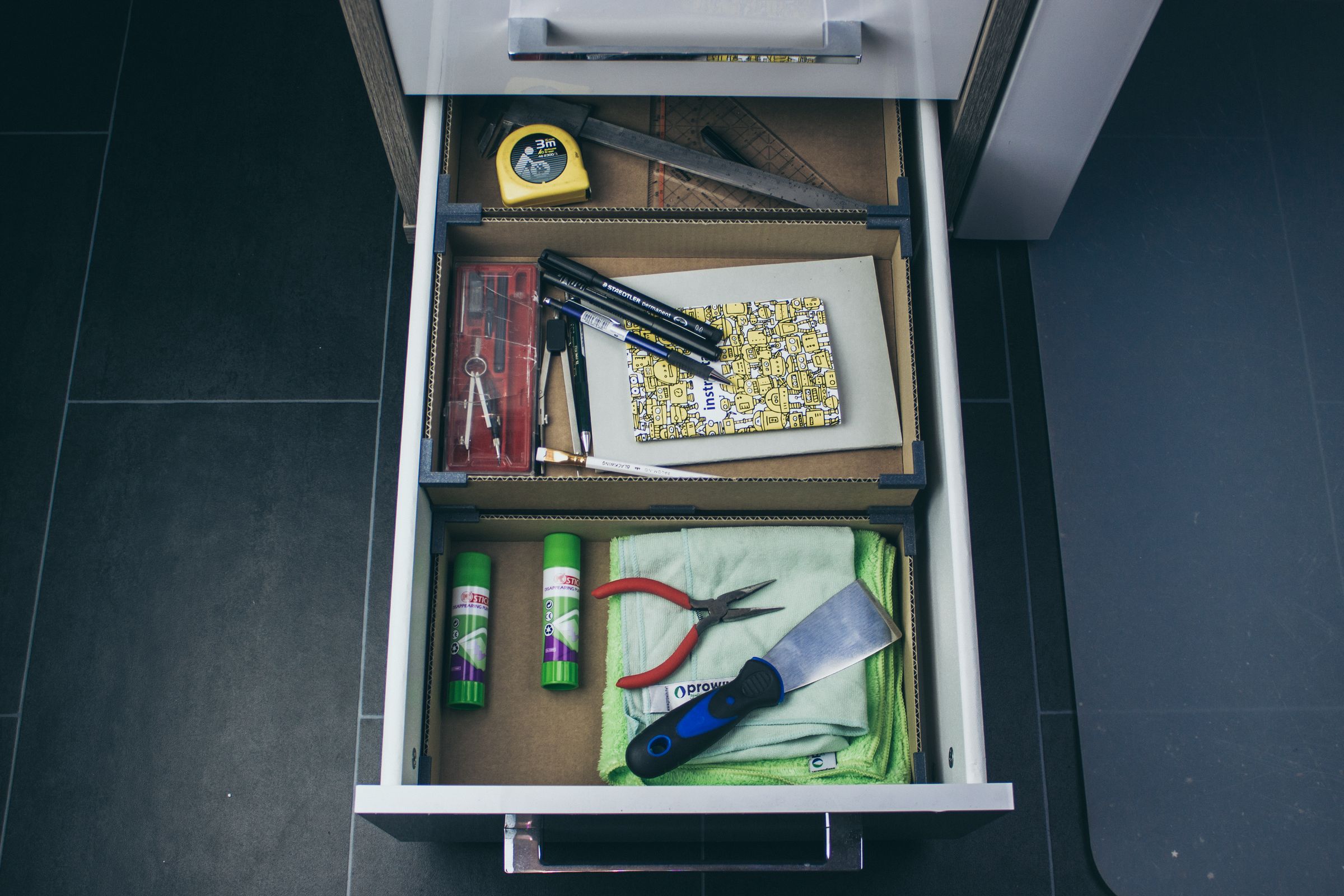 Storage Boxes Made Out of Cardboard and 3D Printed Parts (Update 2019 ...