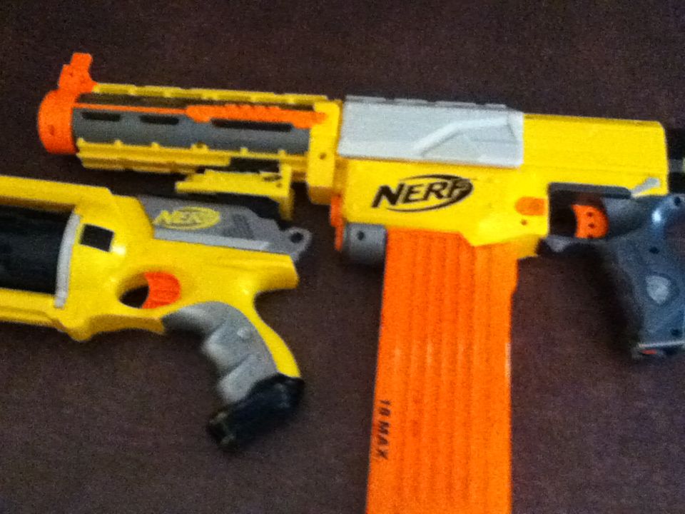 Awesome Nerf Mod: Connect Your Nerf Guns : 4 Steps - Instructables
