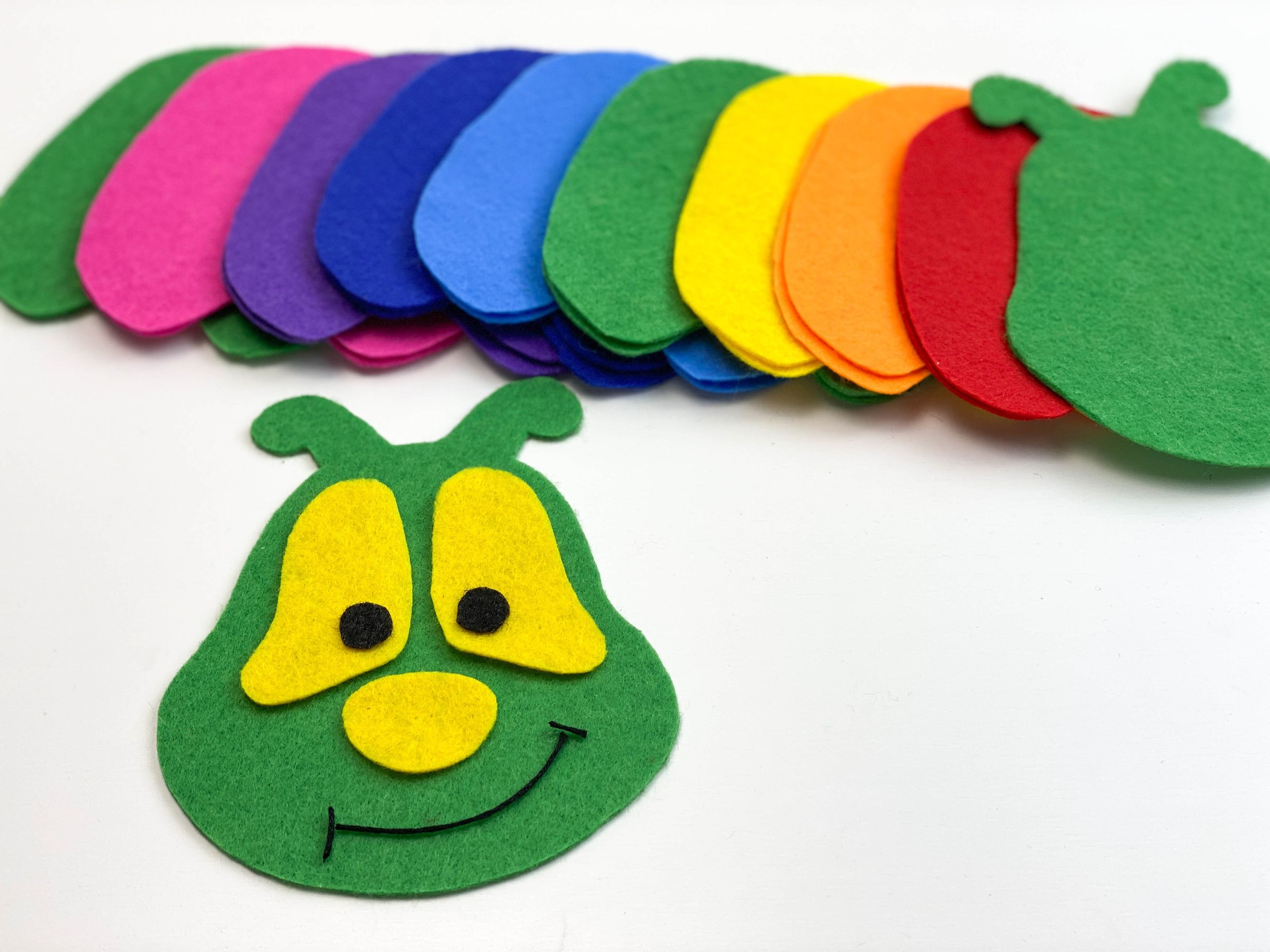 Caterpillar Toy - Colors Early Education : 6 Steps (with Pictures ...