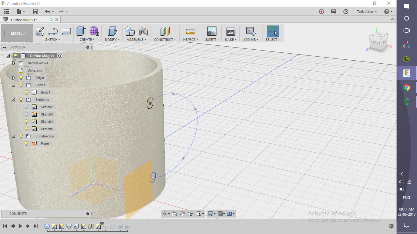Creating a Coffee Mug Using Fusion 360: One of the Simplest Things to ...