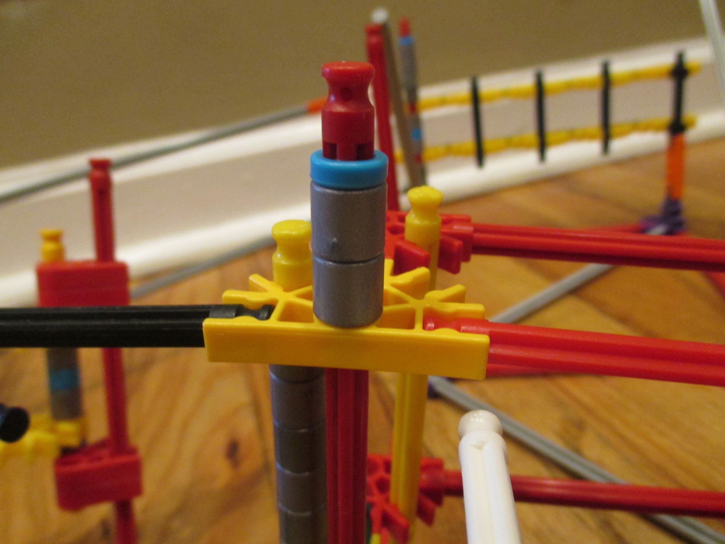 Inverted Dropper Arm- a K'nex Ball Machine Element : 3 Steps (with ...
