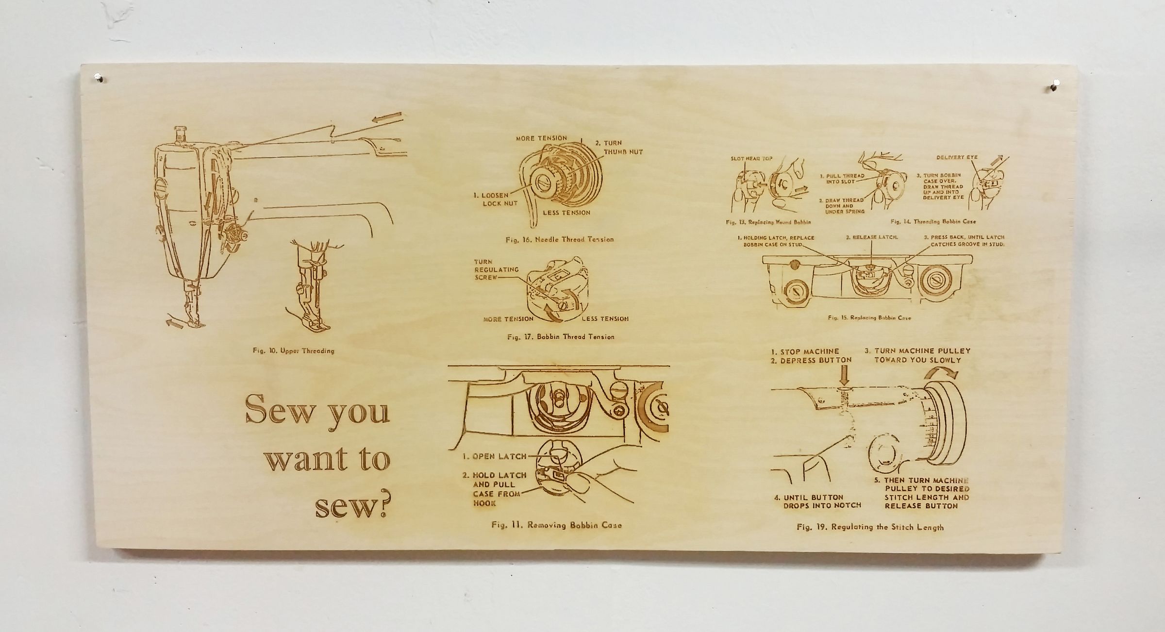 Laser Etched Sewing Machine Quick Reference : 11 Steps (with Pictures ...