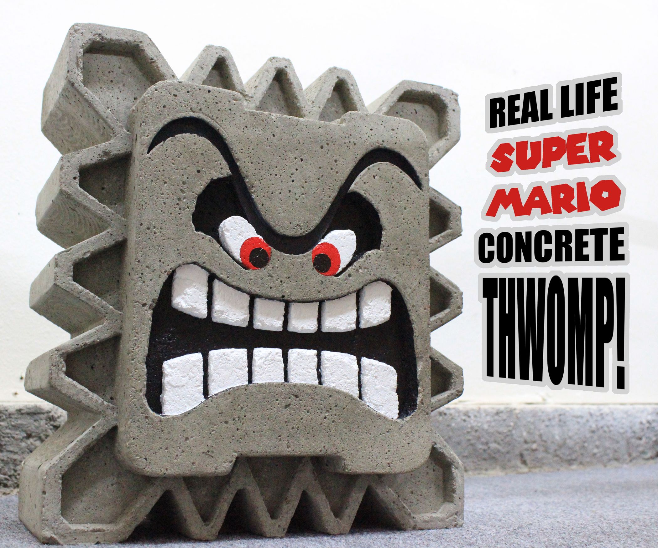 Real Life Super Mario Concrete Thwomp! : 11 Steps (with Pictures ...