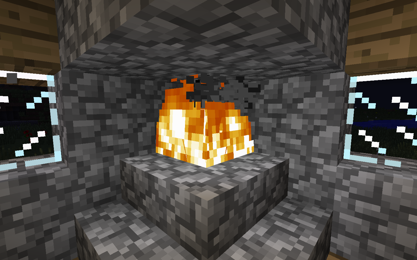 How to Make a Fireplace That Won't Burn Your House Down in Minecraft ...