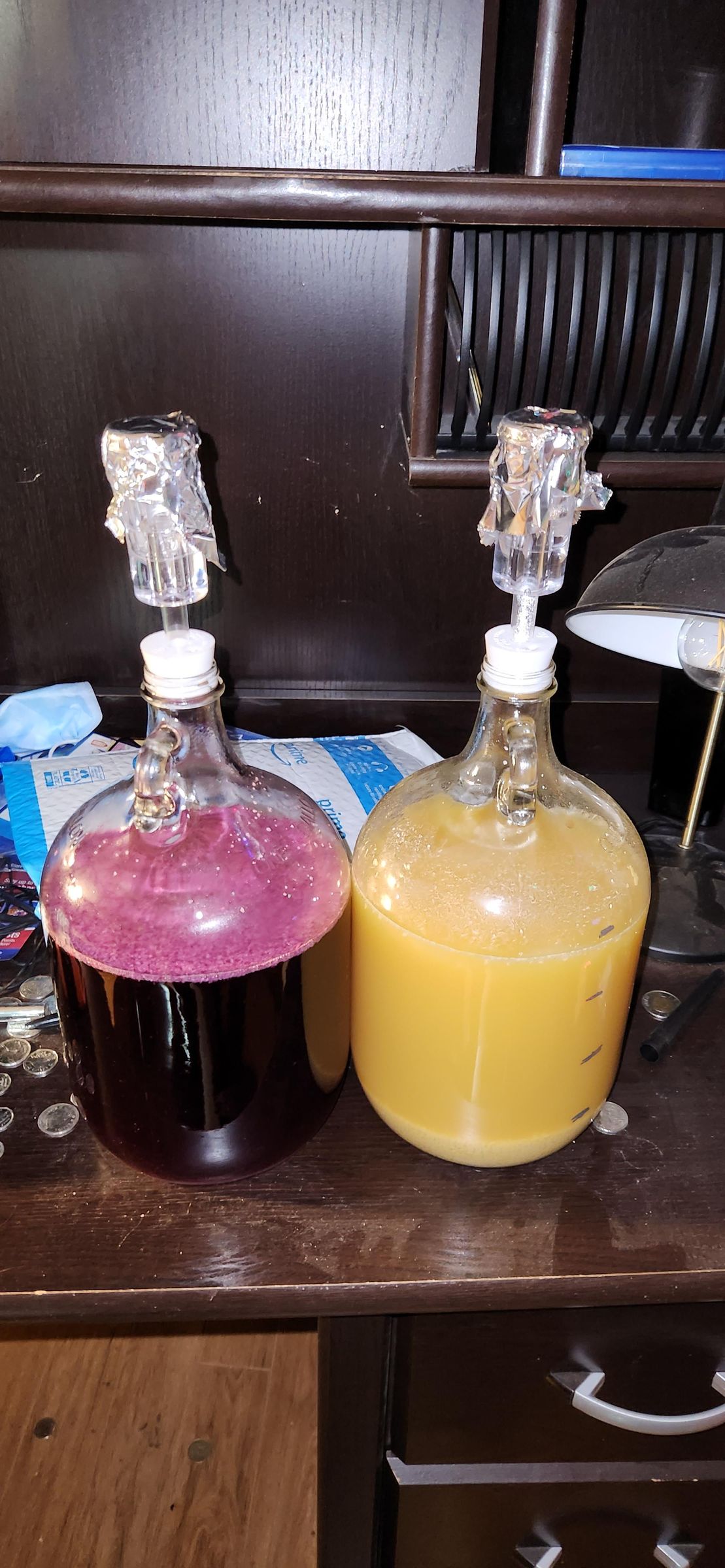 Making Fruit Wine Cordials With Different Fruit and Various Alcohol ...