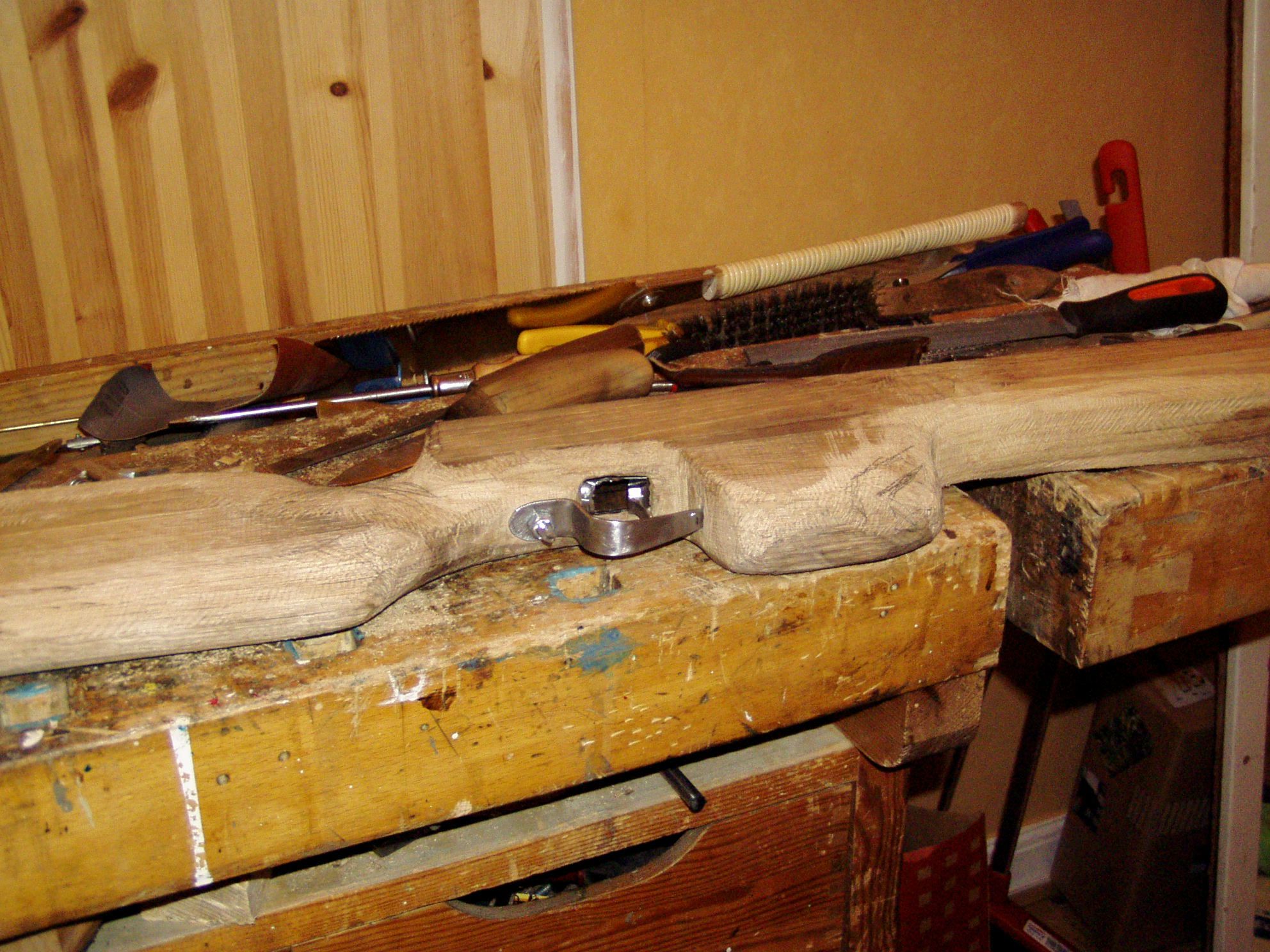 Crossbow With Wooden Stock and Rattan Bow : 5 Steps (with Pictures ...