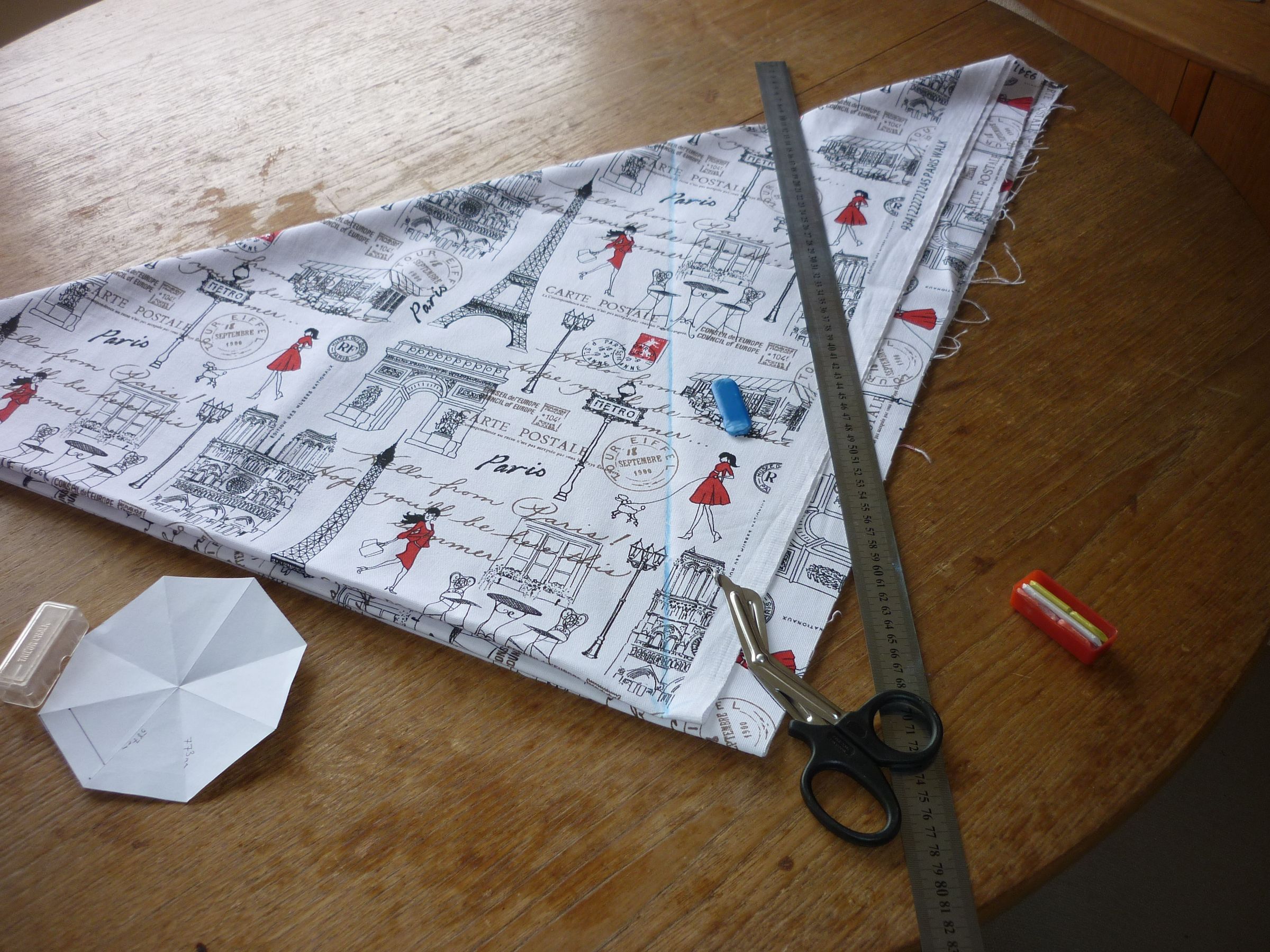 Sew an Octagonal Tablecloth Without a Pattern : 5 Steps - Instructables