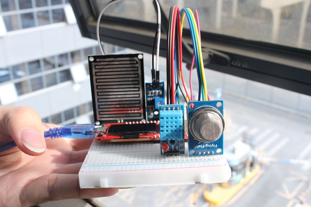 MicroPython Program：Mini Weather Station | Trybotics