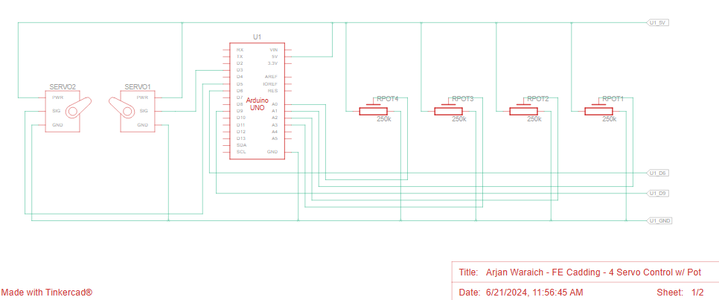 Armduino - a Controllable Robotic Arm System Using Micro Servos, Joystick, & RGB LED W/ Arduino ...