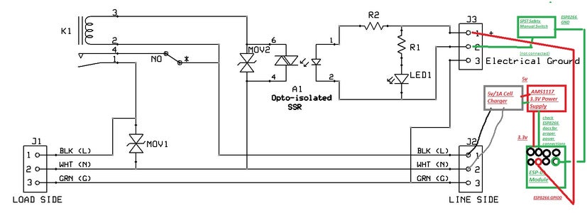 Homekit Homebridge Siri Enabled Arduino Esp8266 Self Powered 110v Wifi Controlled Powerswitch