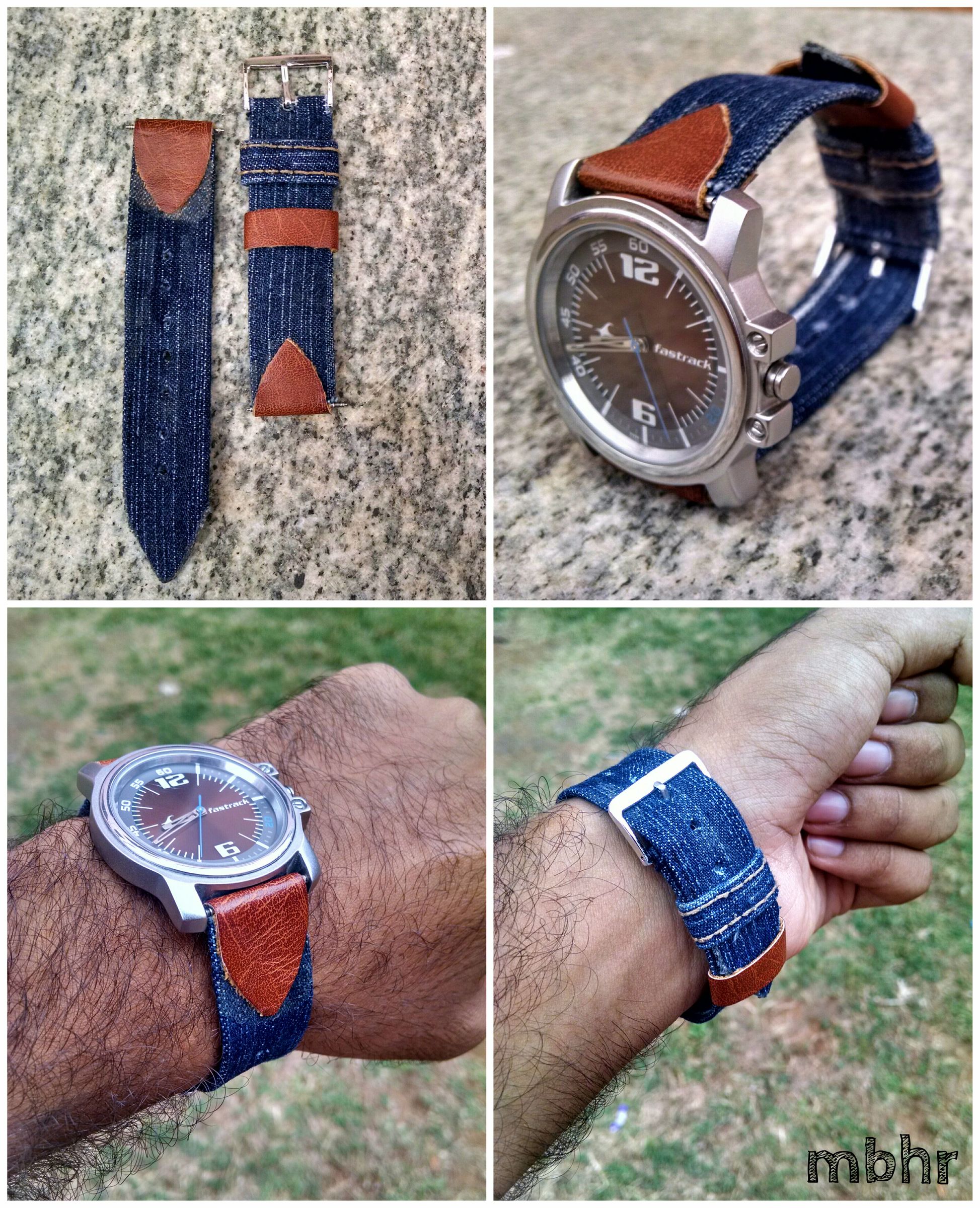 DIY Denim Watch Strap : 10 Steps (with Pictures) - Instructables