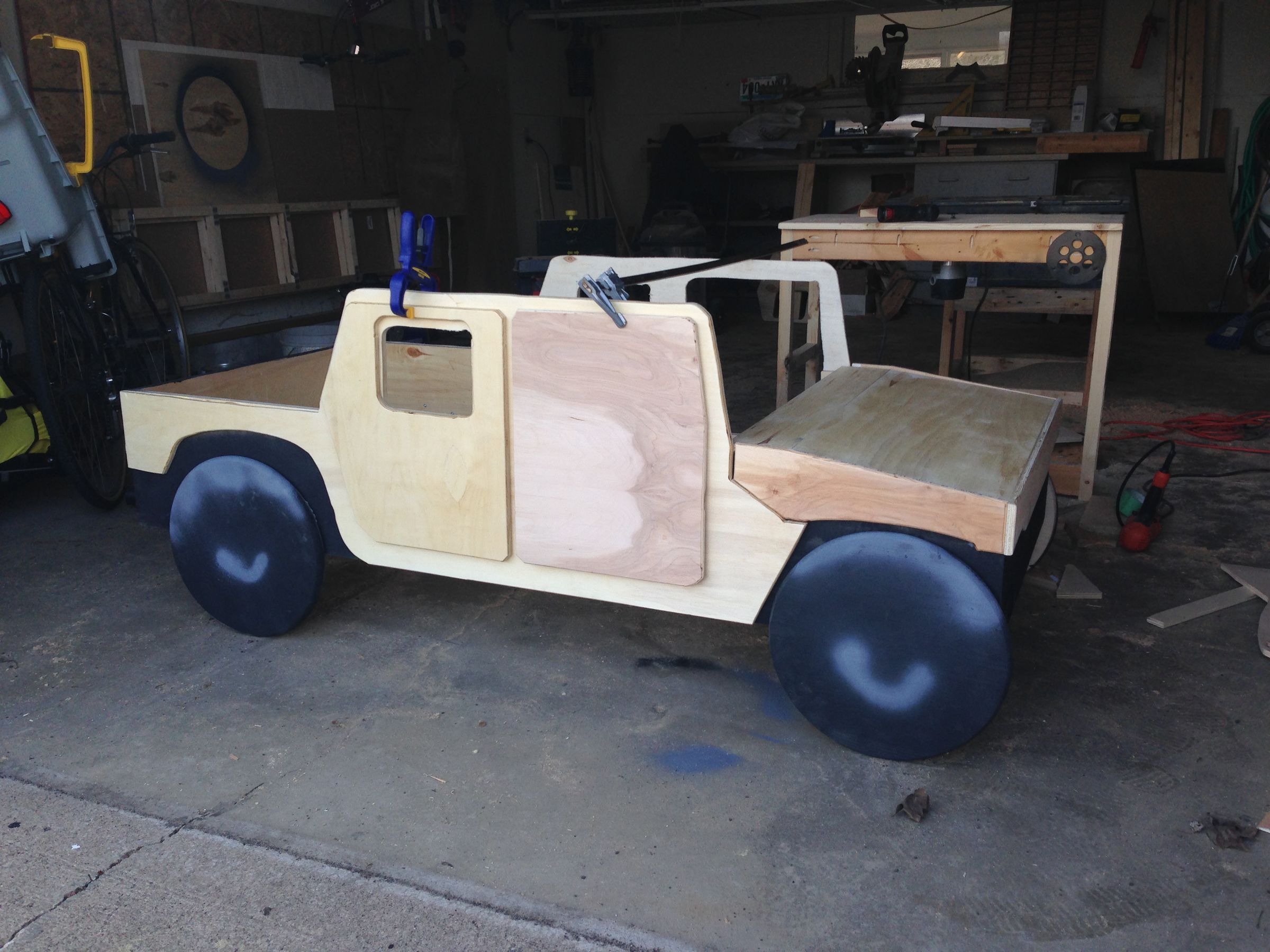 Humvee Toddler Bed With Toy Box : 3 Steps - Instructables
