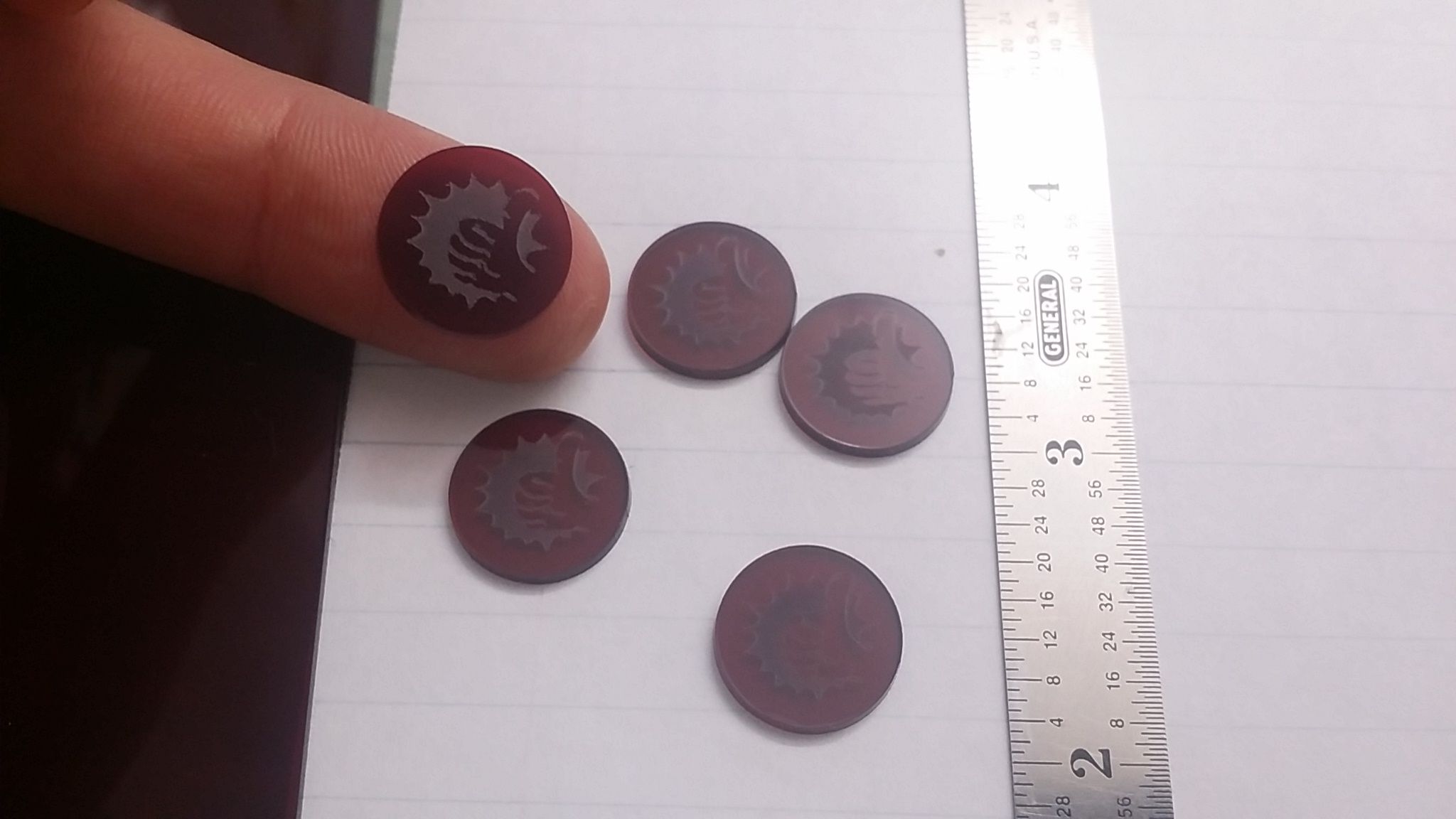 Laser Cut Game Tokens, Super Easy! : 4 Steps - Instructables