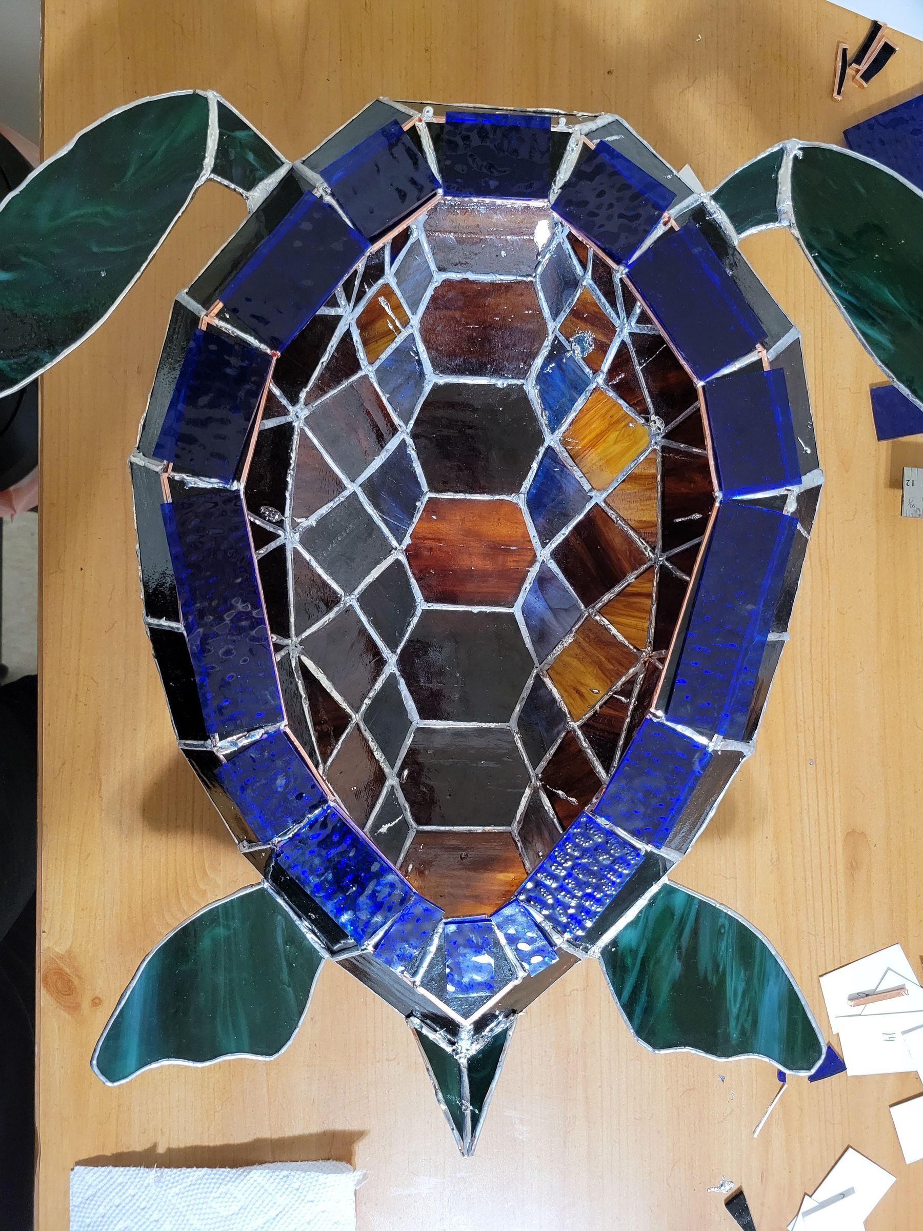 Stained Glass Sea Turtle Lamp : 27 Steps (with Pictures) - Instructables
