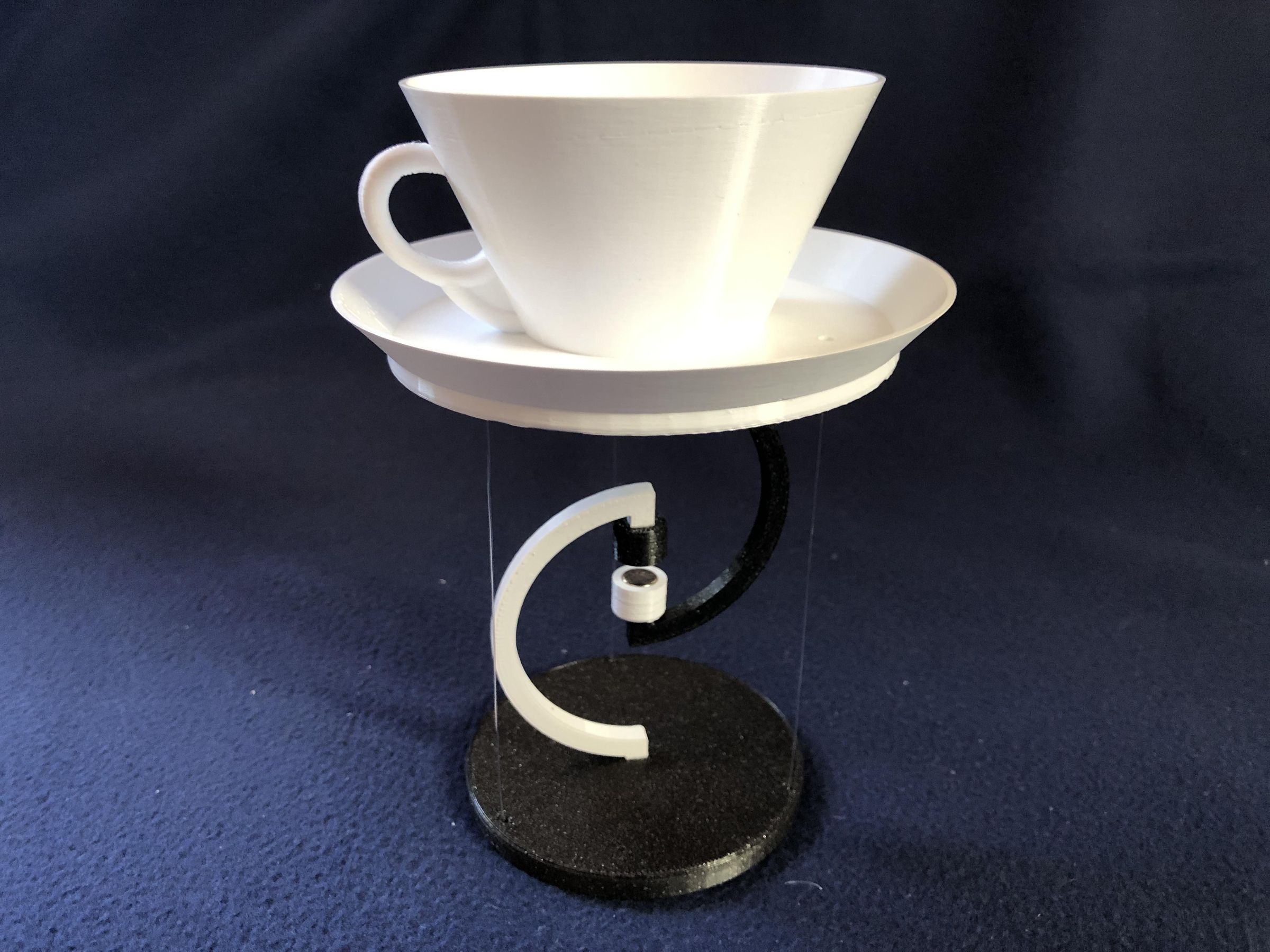 Floating Tea Cup - Magnetic Tensegrity - 3D Printed : 10 Steps (with ...