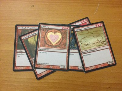 Custom Magic the Gathering Valentine's Deck : 8 Steps - Instructables