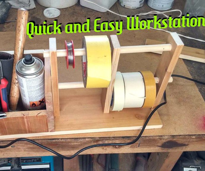 Quick and Easy Workstation : 5 Steps - Instructables
