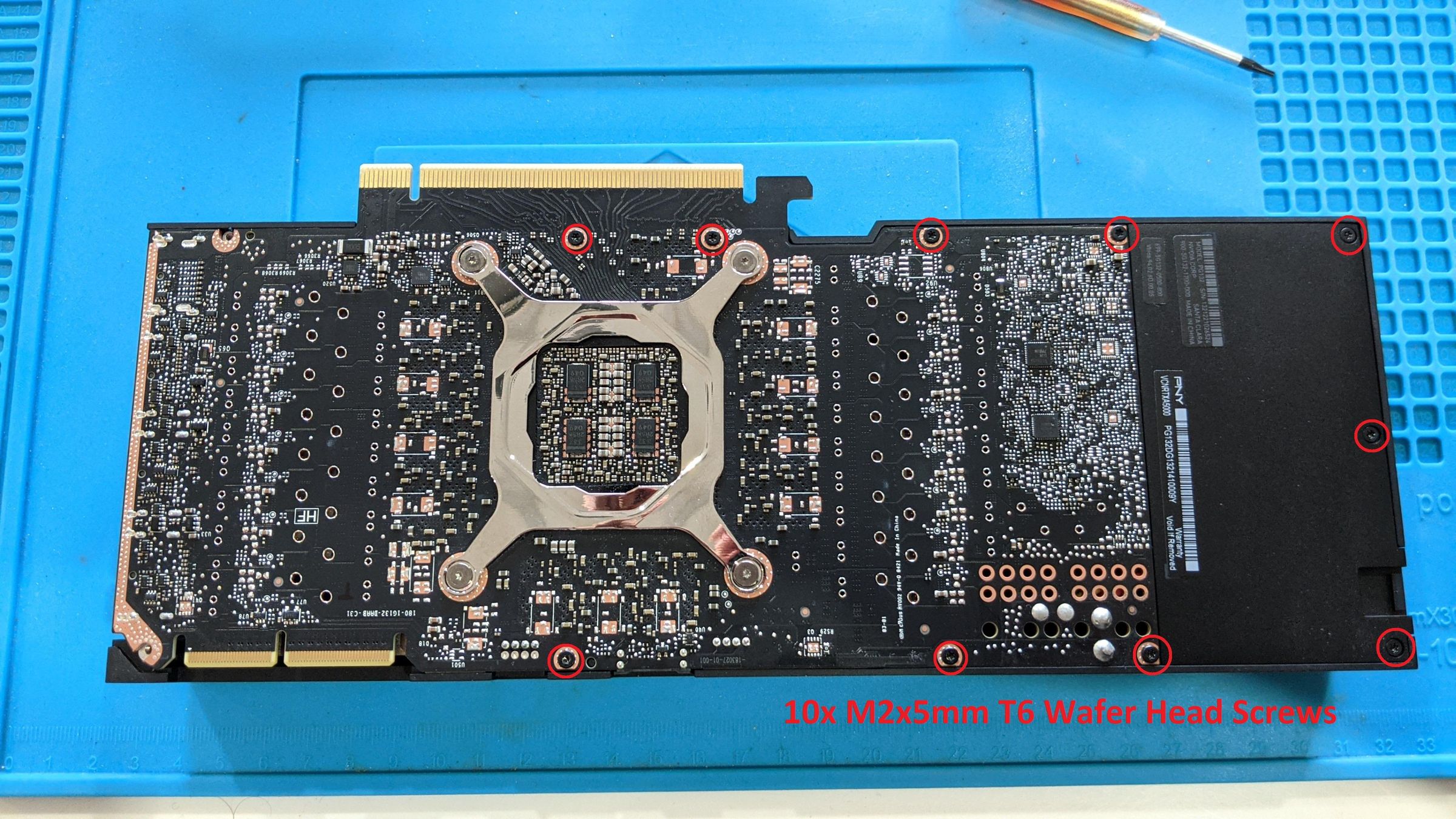 Nvidia PNY RTX A5000 Teardown With Important Sizes Taken : 9 Steps ...